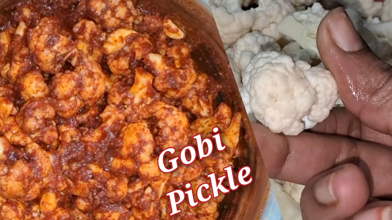 Cauliflower Pickle Recipe | Cauliflower Avakaya | Gobi Pickle #pickles ...