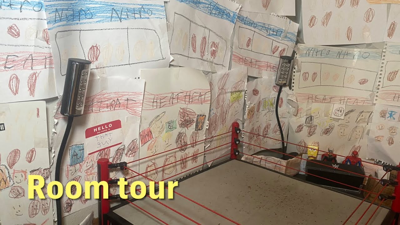 (WWE action figure) room tour 2024 - YouTube