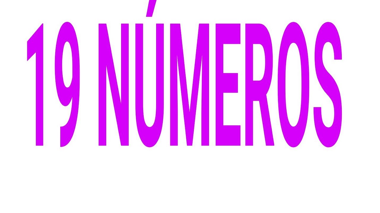 19 NÚMEROS 8 JOGOS - YouTube