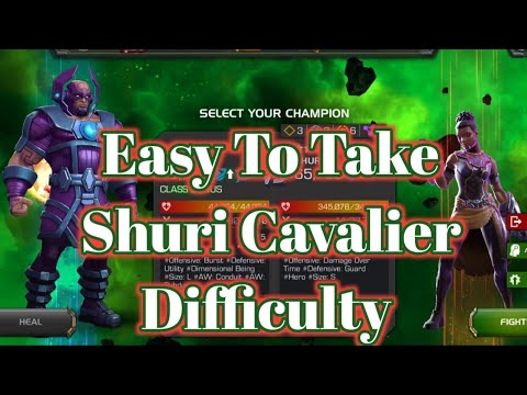 Mcoc How to take Shuri Cavalier Difficulty • Mcoc Shuri • Mcoc best ...