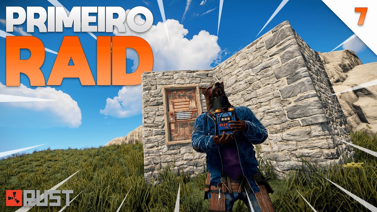 NOSSO PRIMEIRO RAID NO RUST | Gameplay - Sobrevivência SOLO (T03 EP07 ...