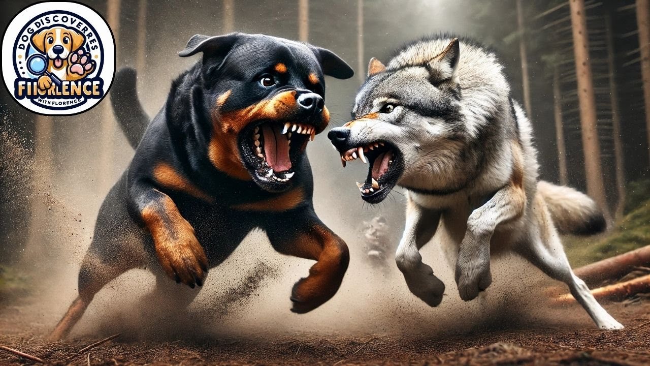 Rottweiler vs. Gray Wolf: A Clash of Strength, Speed, and Instinct ...
