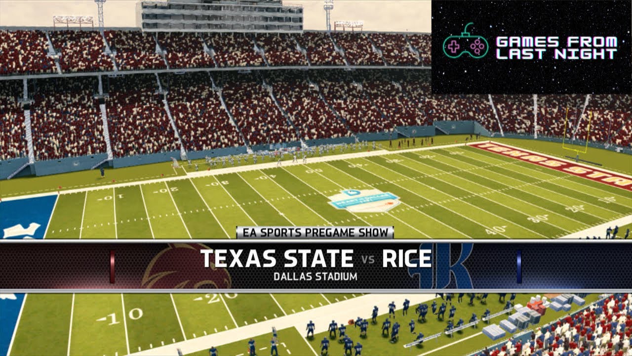 EA Sports NCAA Football 14 | Exhibition Game - Texas State vs Rice ...
