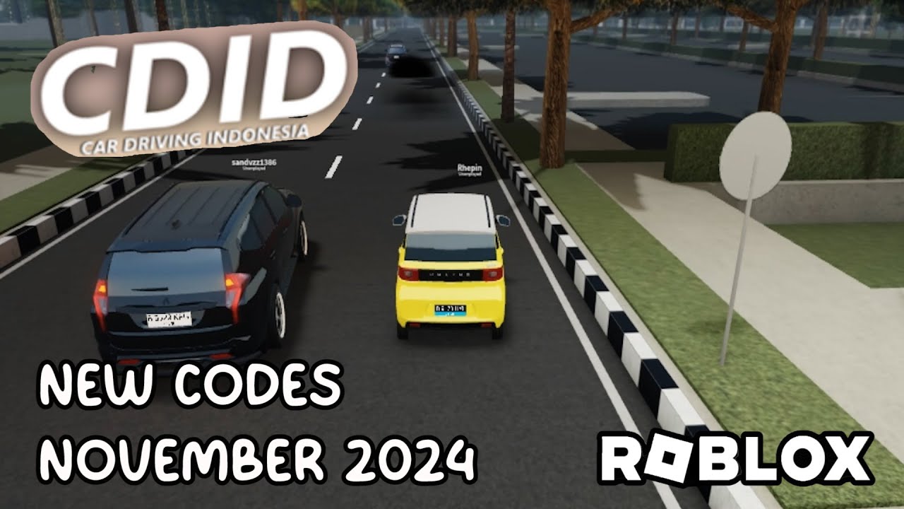 Roblox Car Driving Indonesia New Codes November 2024 - YouTube