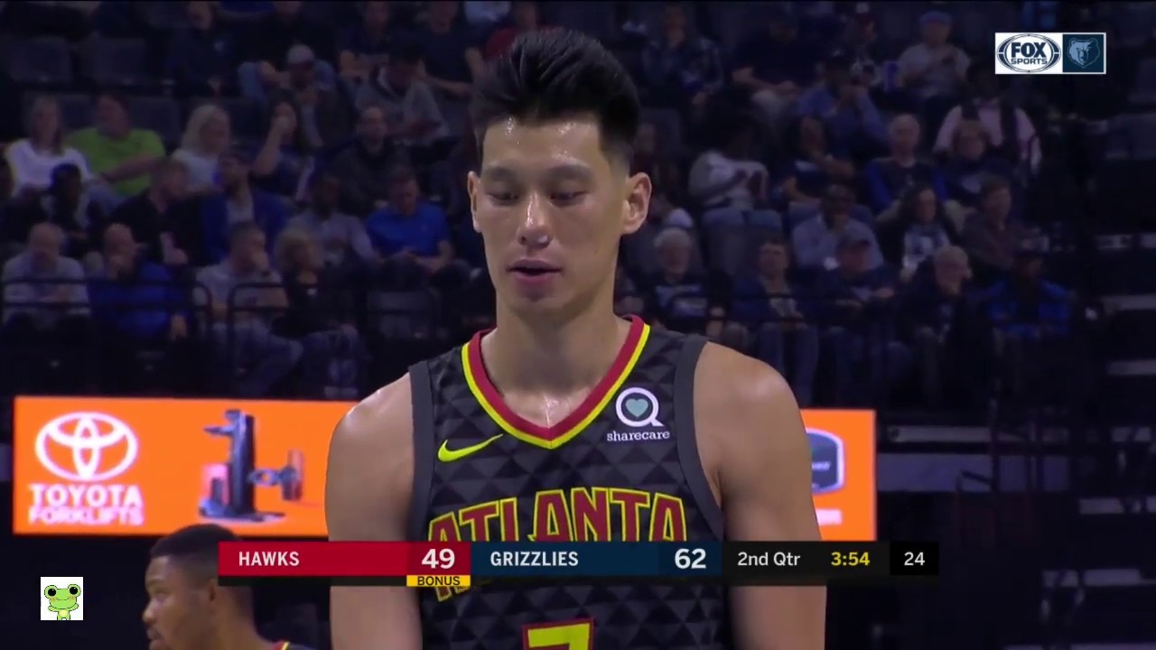 Jeremy Lin's Offense & Defense Highlights 2018-10-20 Hawks VS Grizzlies ...