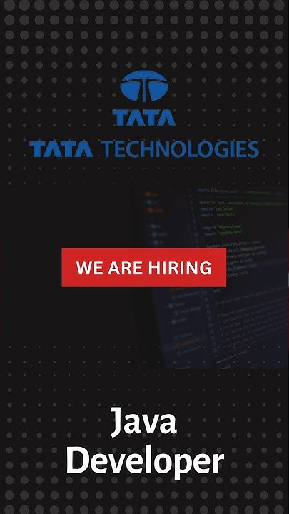 Tata Jobs | Tata Technologies | Java Developer | Java Coding | Coder | Pune Jobs | Pune - YouTube