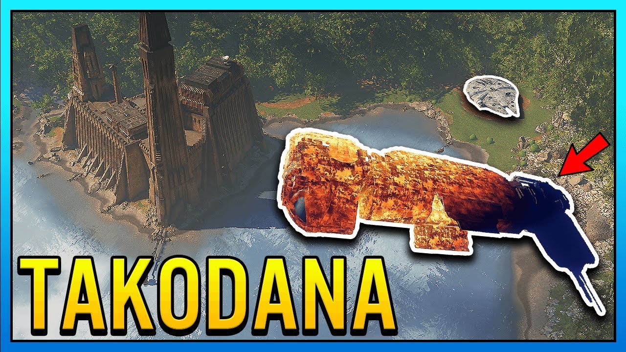 TAKODANA Secrets EXPLORED - Star Wars Battlefront 2 Out of Map - YouTube