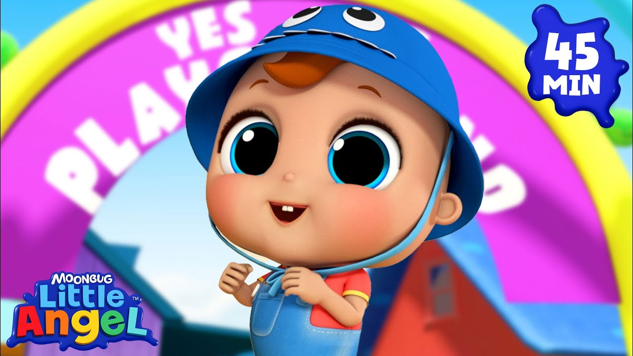 Sing a Long to the Yes Yes Playground Song | Little Angel and Cocomelon ...