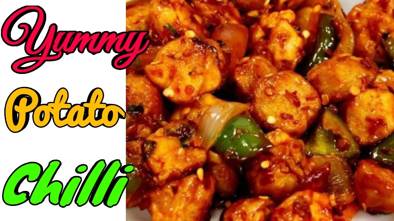 Potato chilli receipe |how to make easy potato chilli|yummy receipe ...