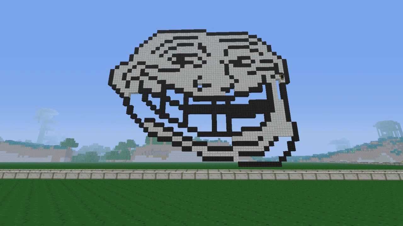 Pixel Art | Troll Face !!! - YouTube