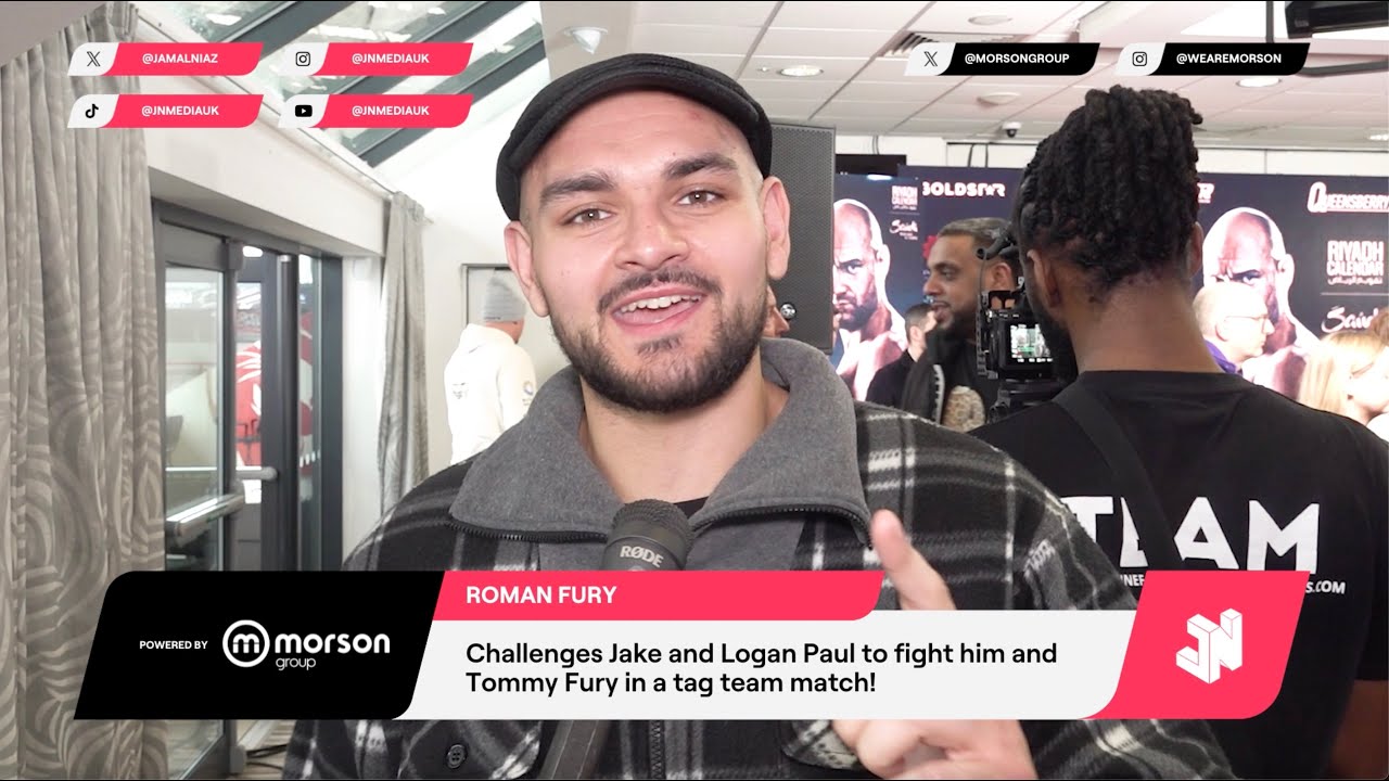 ROMAN & TOMMY FURY VS JAKE & LOGAN PAUL TAG MATCH?! ROMAN TALKS TYSON ...