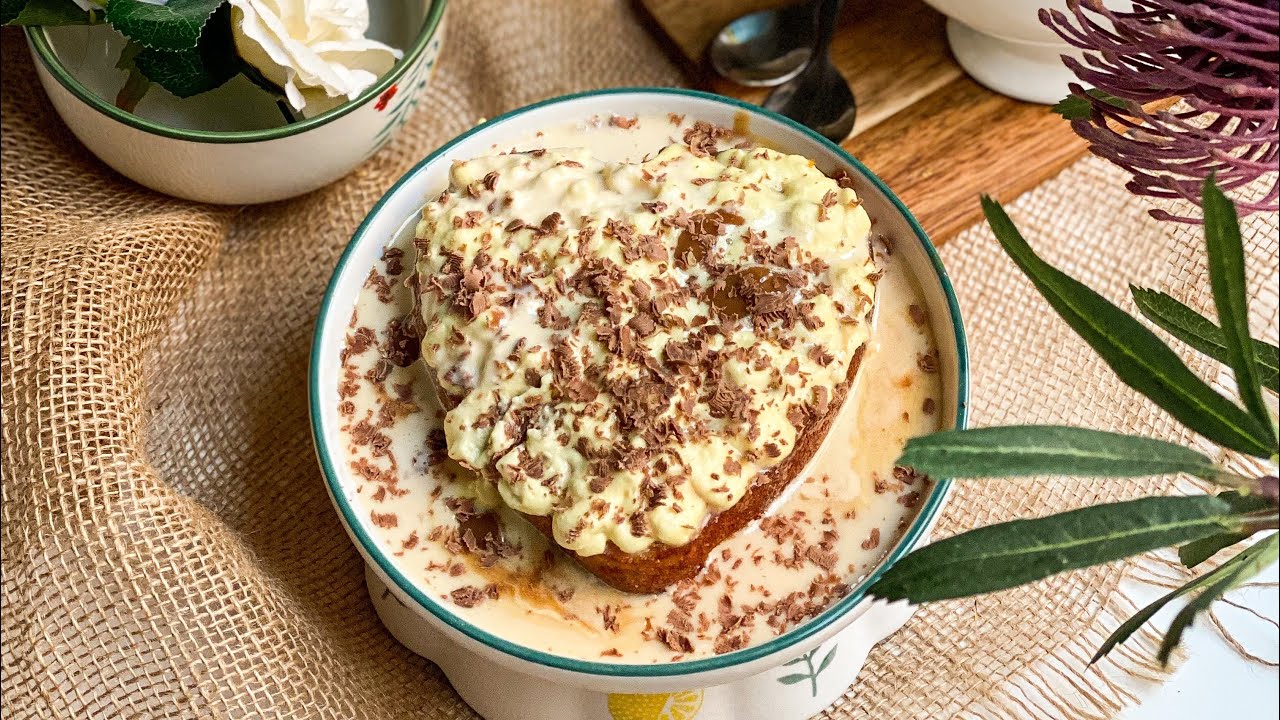 Banana Milk Cake / Banoffee Milk Cake - No oven milk cake - - YouTube