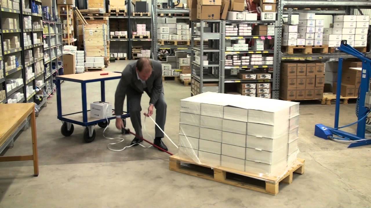 Pallöpare -- Bandning av bredare & längre pallar - YouTube