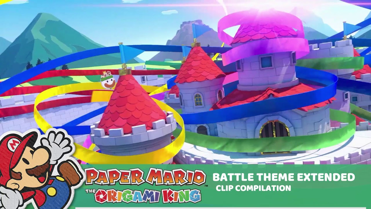 Battle Theme Extended (clip compilation) - Paper Mario: The Origami ...