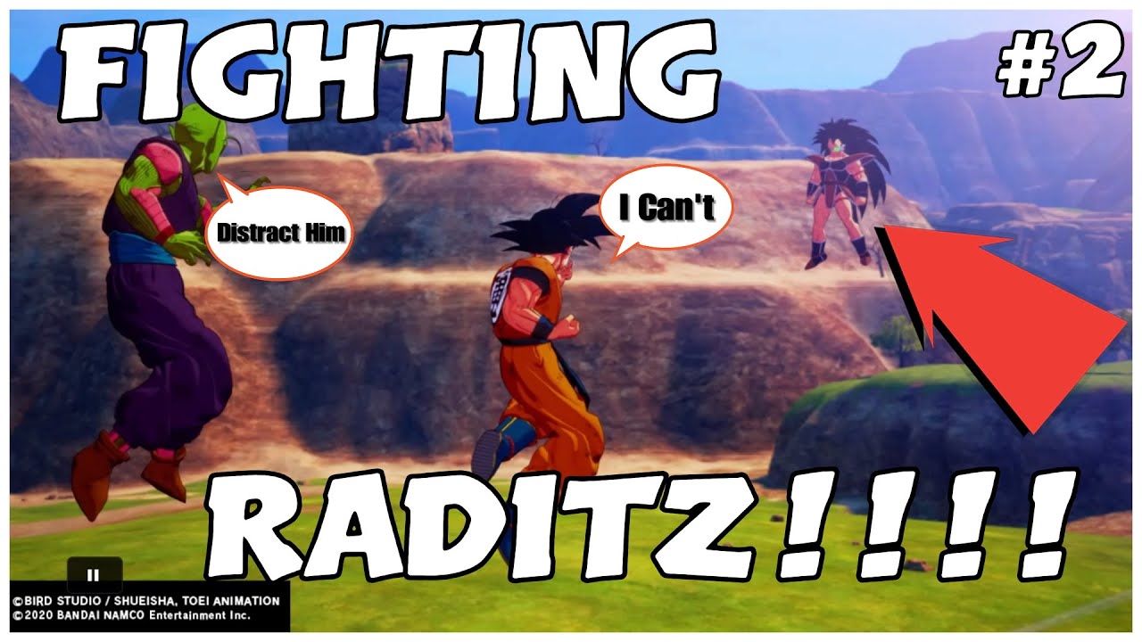 Dragon Ball Z Kakarot: Boss battle fighting RADITZ!!!! - YouTube