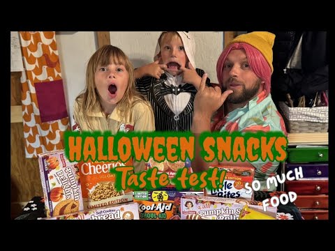 Top Fall Snacks Taste Test | Pumpkin Spice EVERYTHING! - YouTube