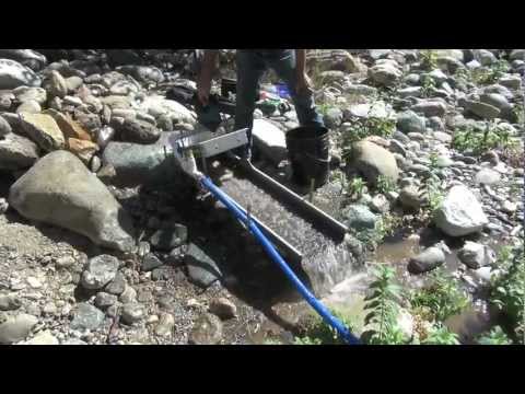 Production Cleanup Sluice - YouTube