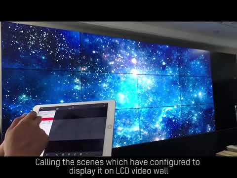 Wireless control of LCD video wall by Hikvision iVMS-4510 software ...