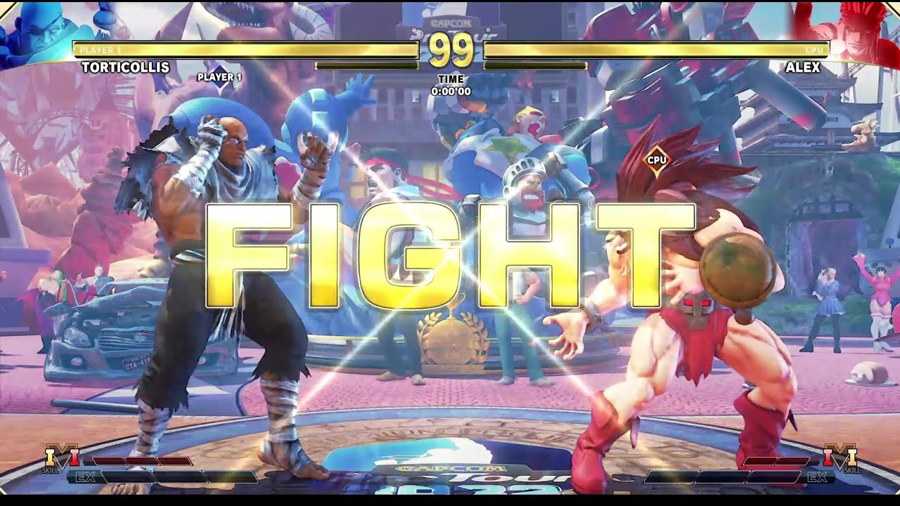 SFV Extra Battle (Extremely Hard) - Defeating ALEX (LEO), First Attempt ...