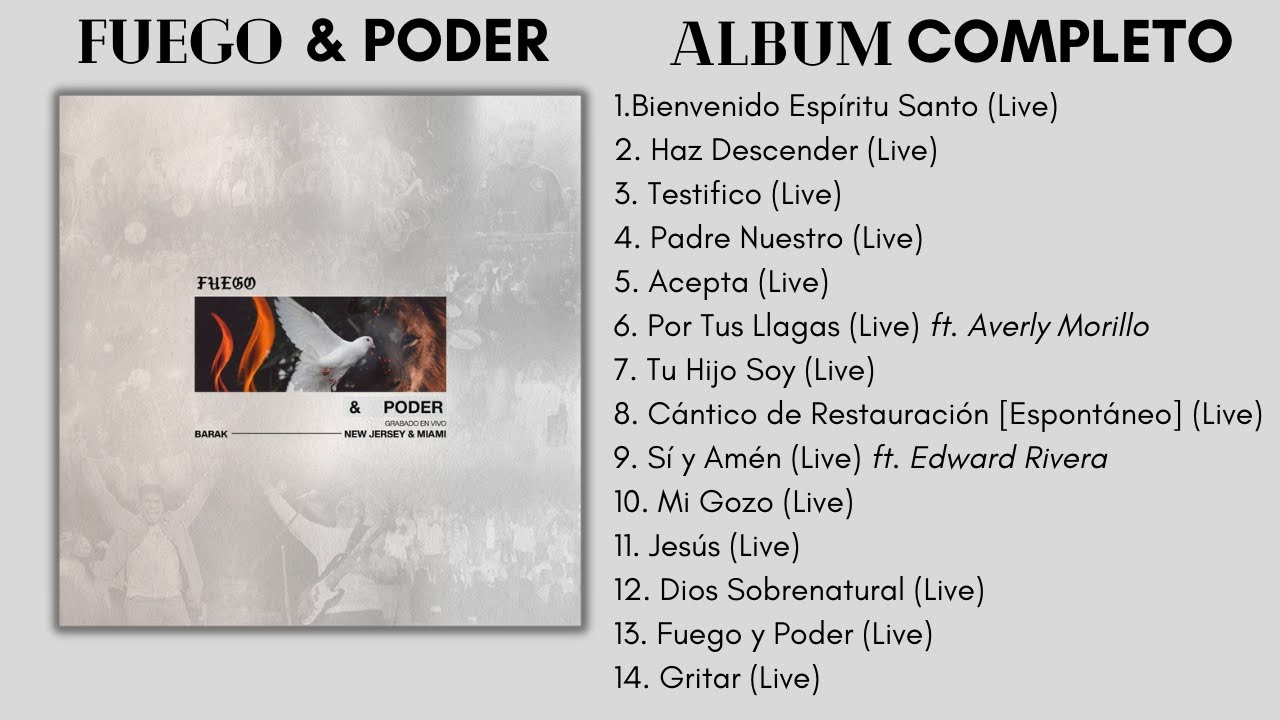 Grupo Barak - Fuego y Poder Album Completo (Full Album) - YouTube