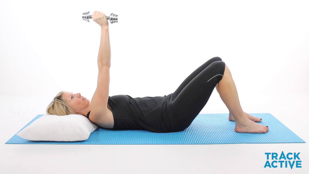 Supine shoulder protraction - YouTube