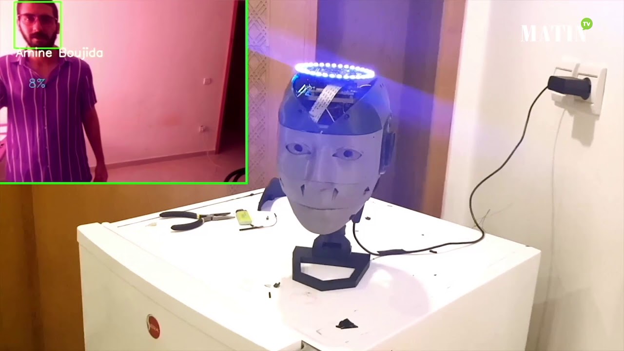 «Sarah», un robot marocain signé Amine Boujida - YouTube