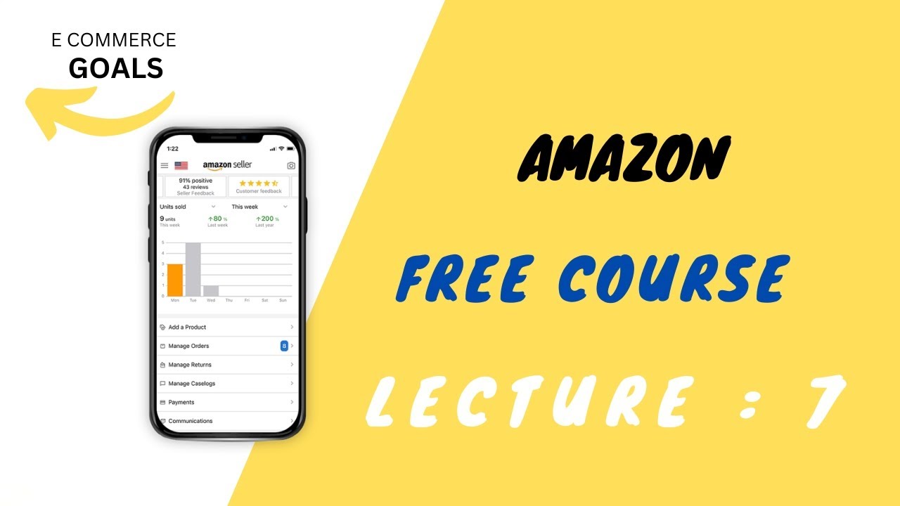 LECTURE 07 || AMAZON FBA WHOLESALE AND ONLINE ARBITRAGE FREE COURSE ...