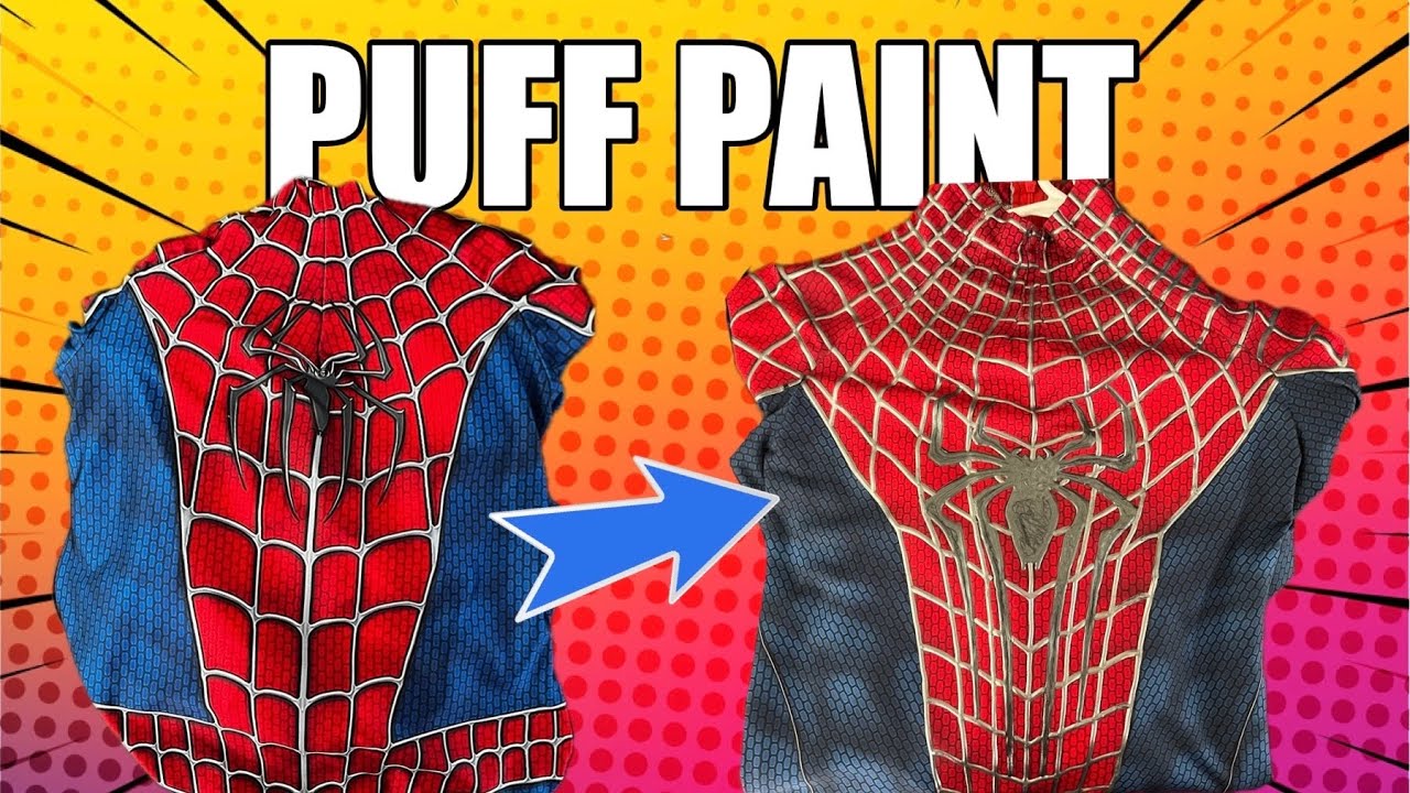 How to Puff Paint a Spider-Man Suit | Vol 2 - YouTube