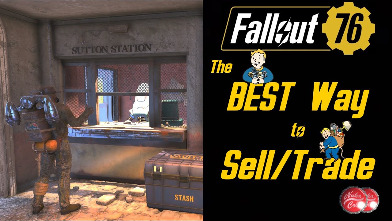 The BEST Way to Sell/Trade in Fallout 76 - YouTube