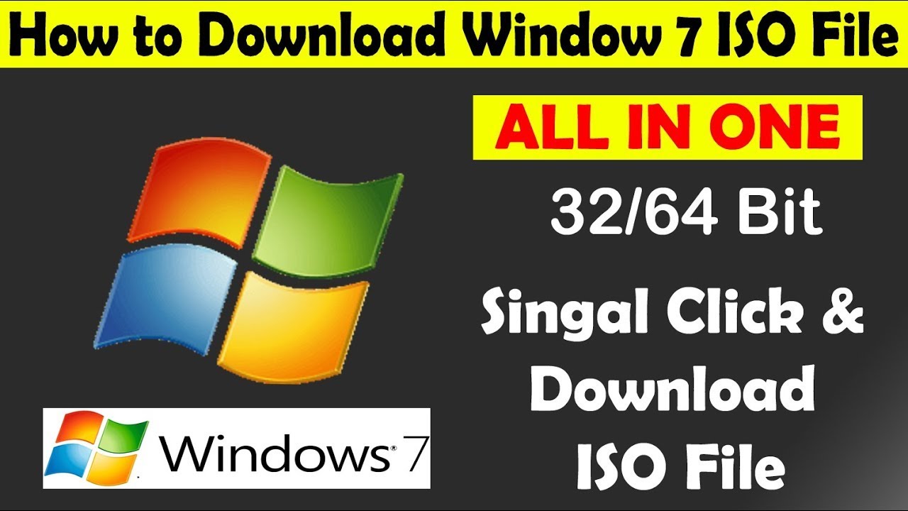 How to Download All Versions of Windows 7 ISO in 2024 How to Create ...