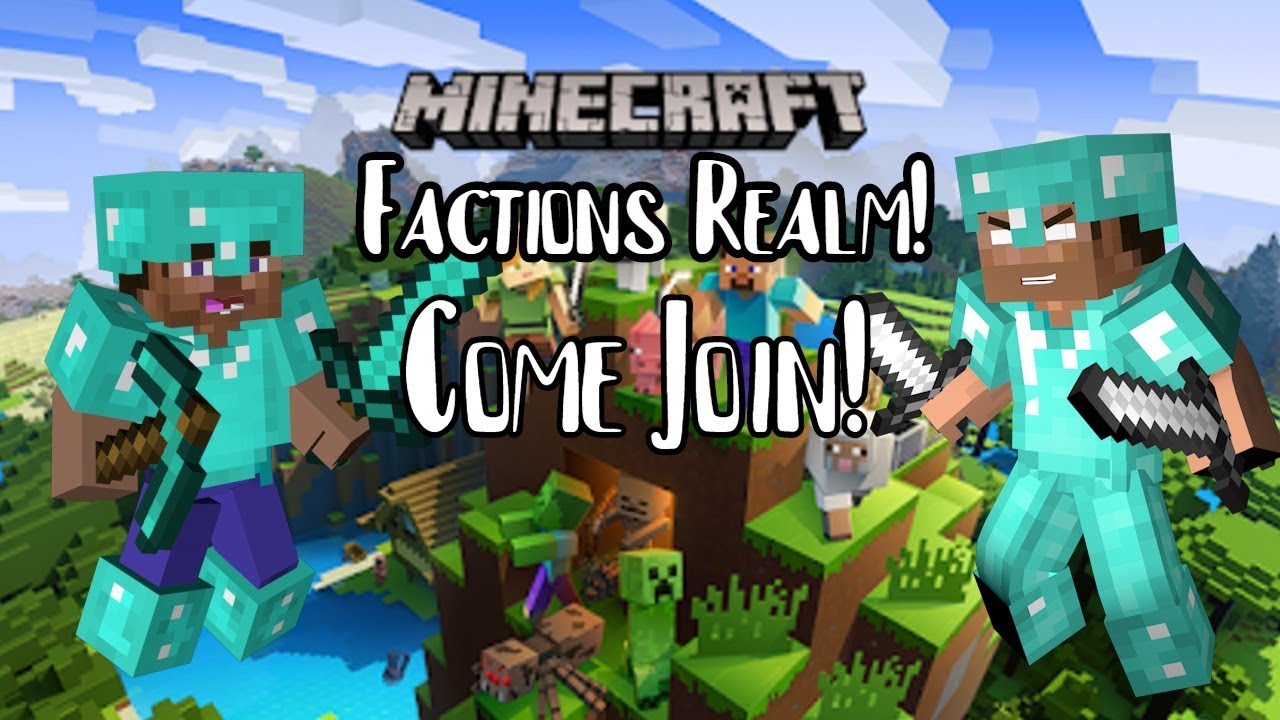 Minecraft Bedrock | Faction Realm | With Subs! - YouTube