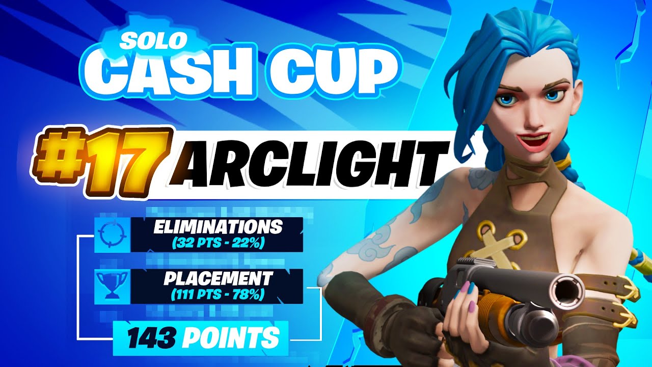 17TH PLACE IN SOLO CASH CUP 🏆 | Arclight - YouTube