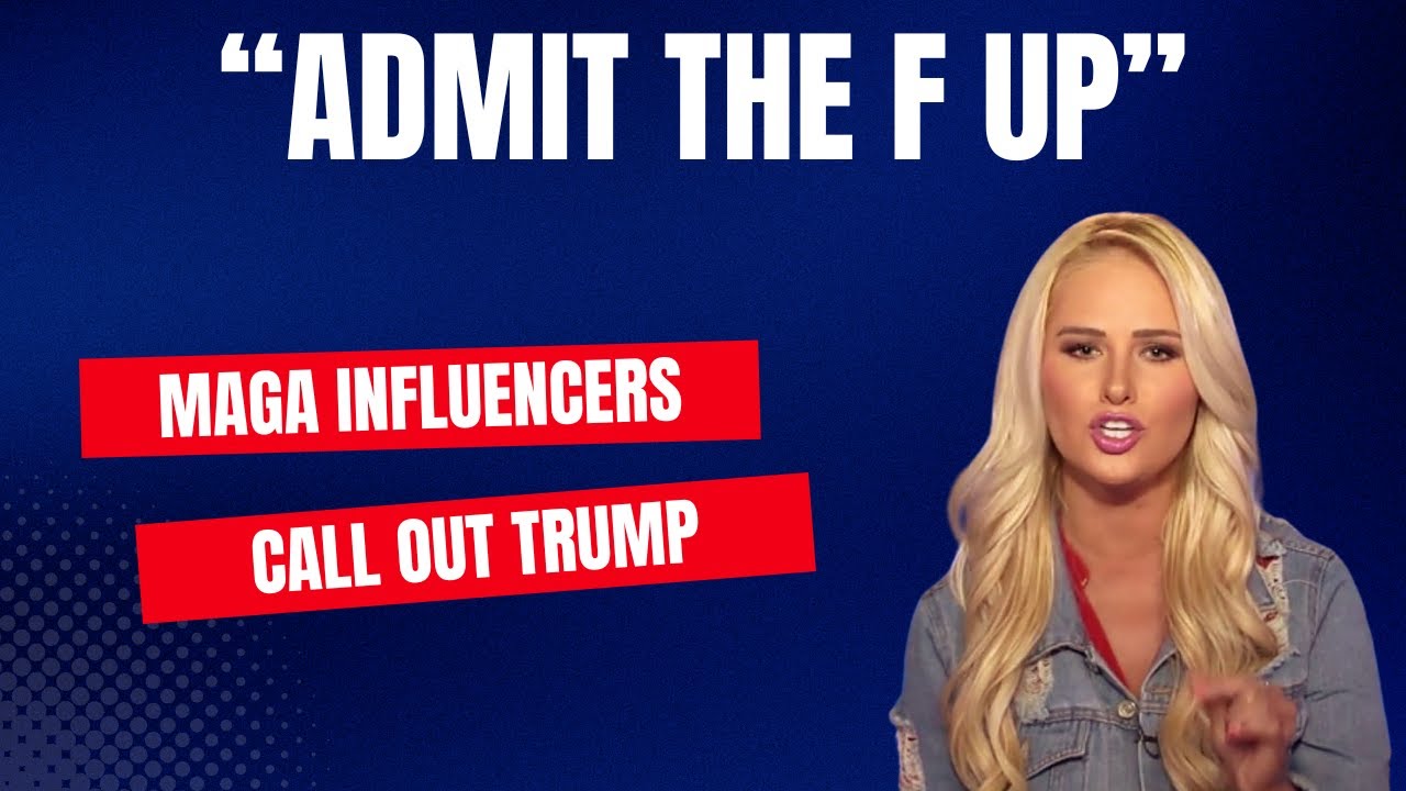 MAGA Influencers Call Out Trump - YouTube