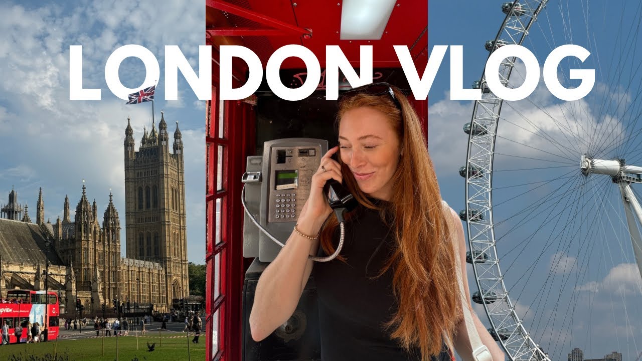 LONDON VLOG | Travel with me to Europe | Starting our 3 month ...