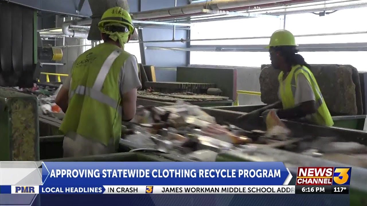 CA State Assembly approves statewide clothing recycle program - YouTube