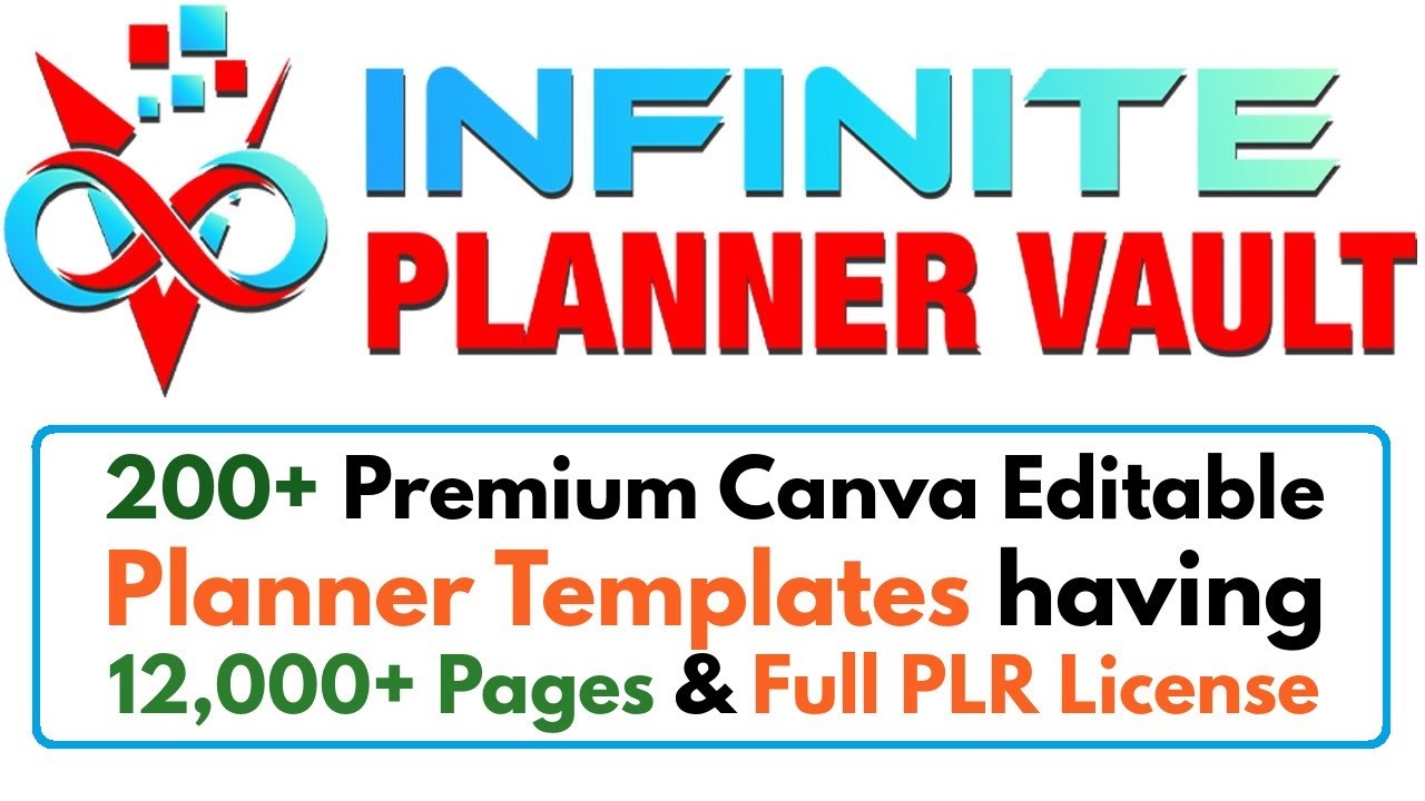 Infinite Planner Vault Review - Hot, Profitable, and Untapped: 200 New Digital Planners w/ Full ...
