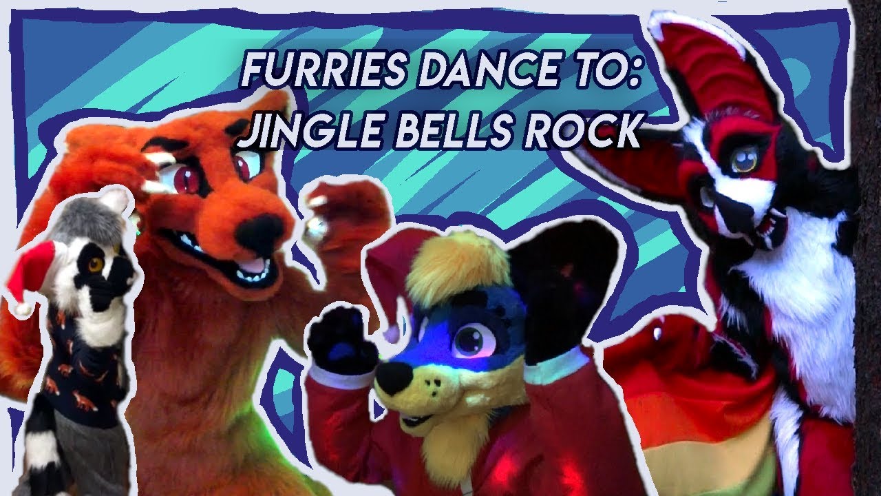 Furries dance to Jingle Bells Rock [Fursuit Dance Collab] + BONUS - YouTube