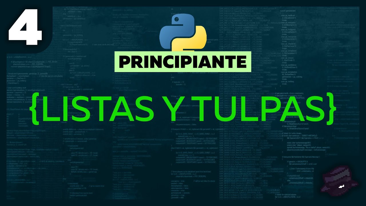 CURSO de Python (desde cero) visual studio code - Listas y Tuplas #4 - YouTube