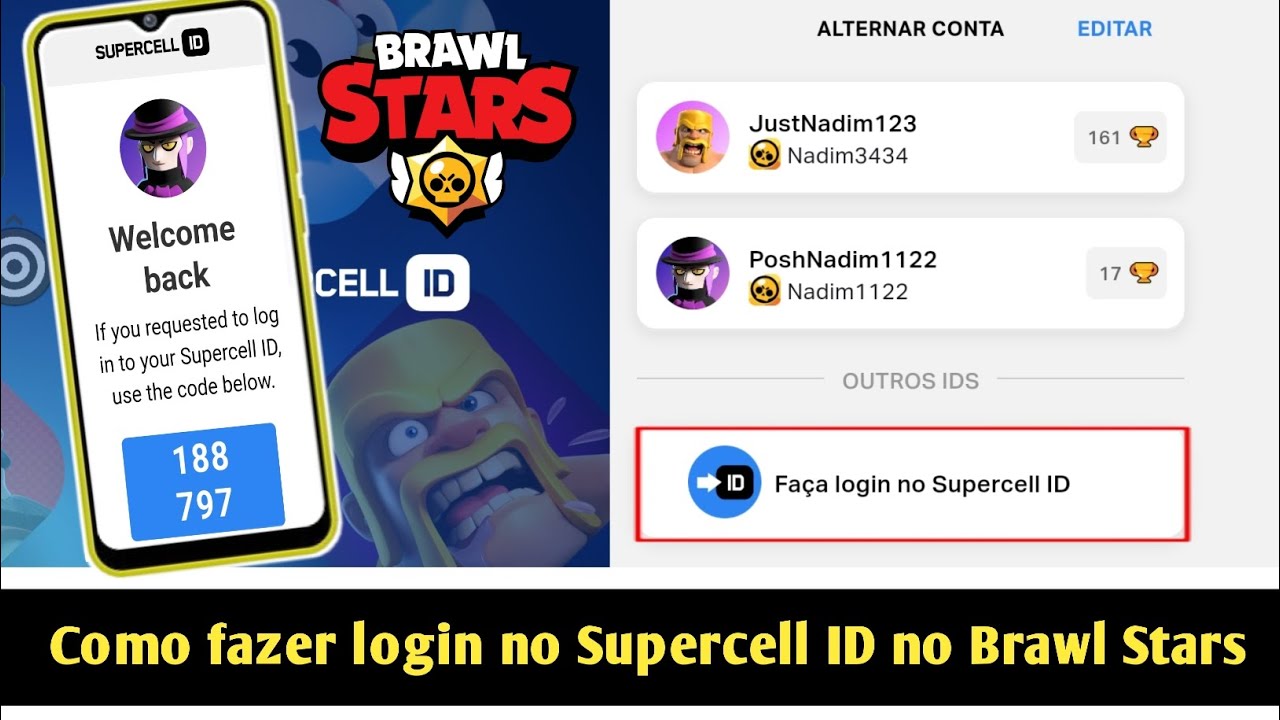 Como fazer login no Supercell ID no Brawl Stars (guia completo) | Problema de login no Supercell ...