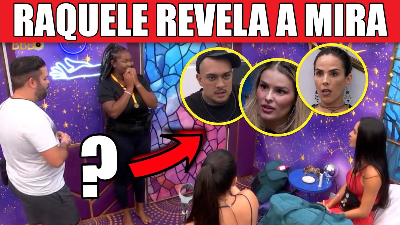 đ„bbb 24 A LĂder Raquele Revela A Mira E Decifra O ParedĂo Eu Vou