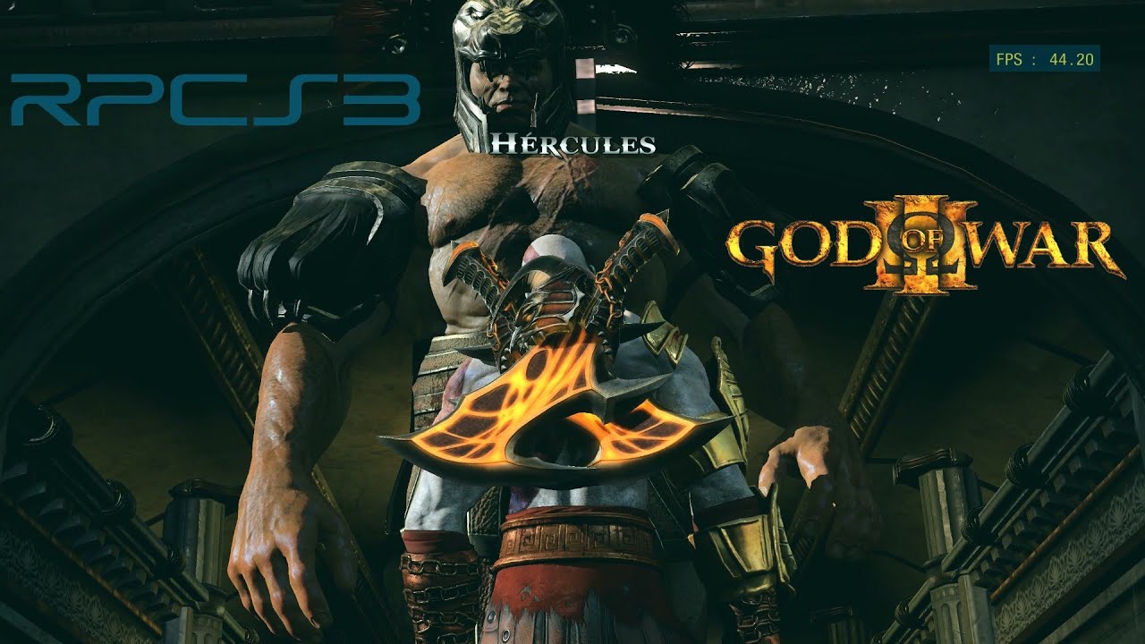 KRATOS vs HERCULES Boss Fight VERY HARD GOD OF WAR 3 RPCS - YouTube