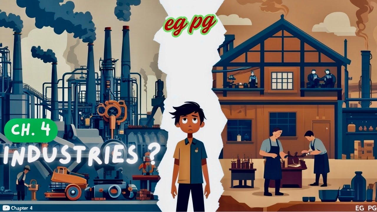 🏭 | Class 8 Geography Chapter 4 | Are Machines Replacing Humans? | Eg ...