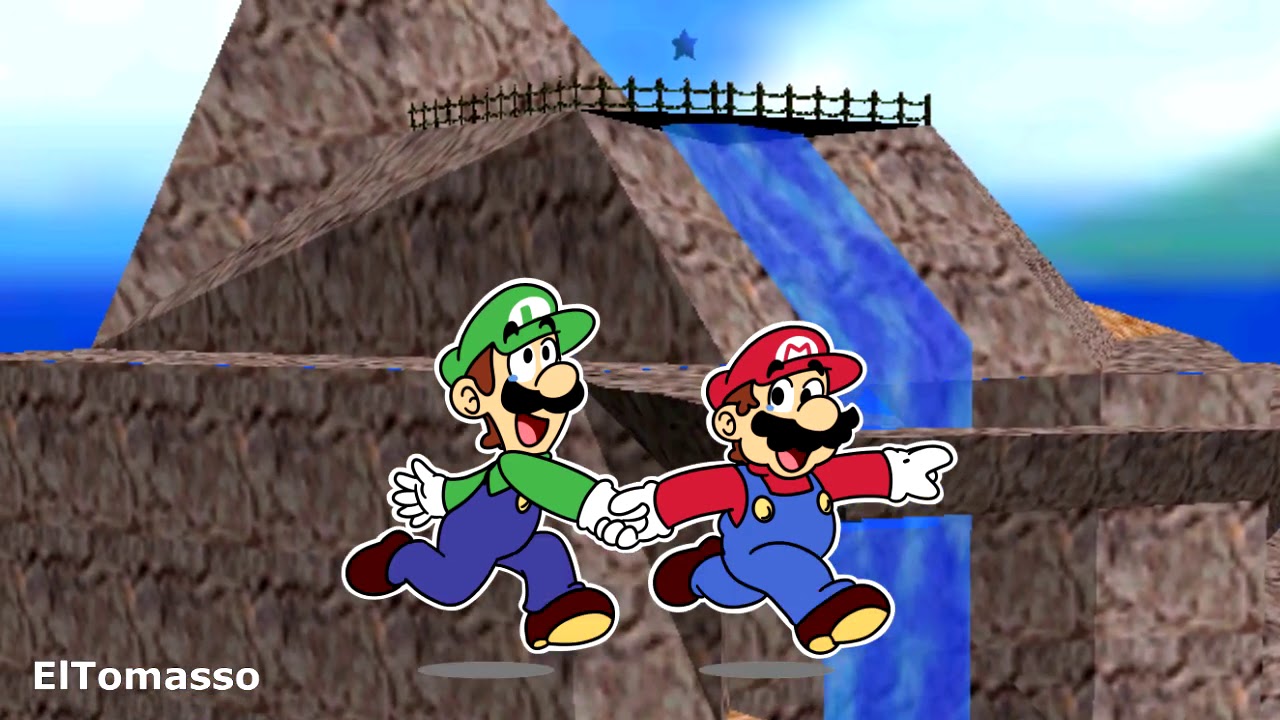 Mario gives Luigi a Tour inside of SM64! (L is Real 2401) - YouTube