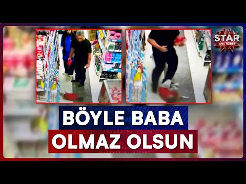 Markette Baba Dehşeti! Çocuğunu Defalarca Yerde Tekmeledi | Star Ana Haber