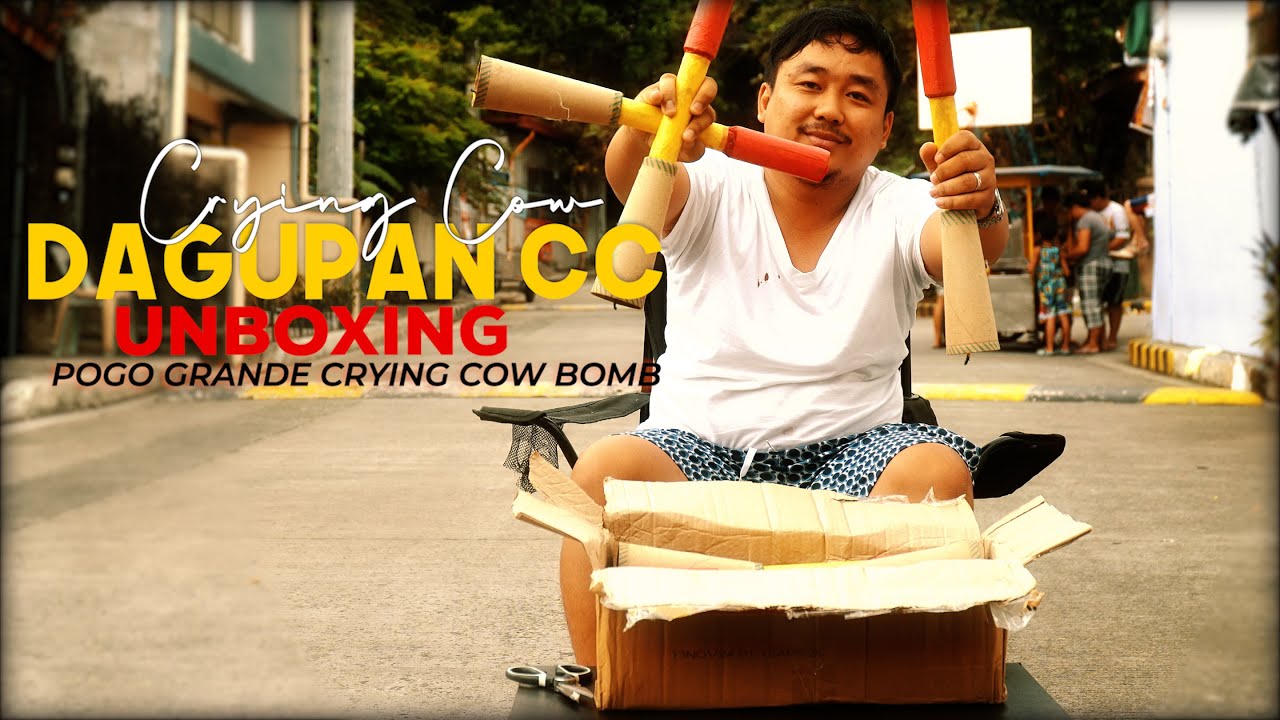 Crying Cow Firecracker Unboxing From Dagupan City | Salubong 2025 ...