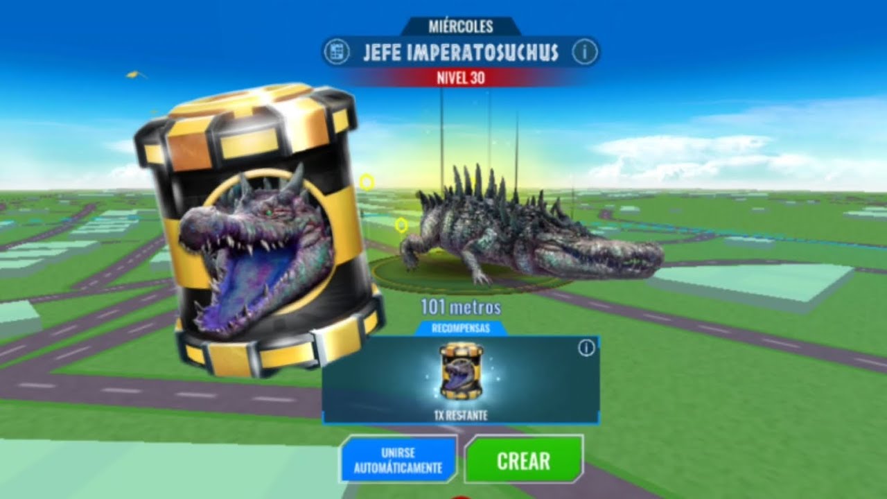 JURASSIC WORLD ALIVE | JEFE IMPERATOSUCHUS - YouTube
