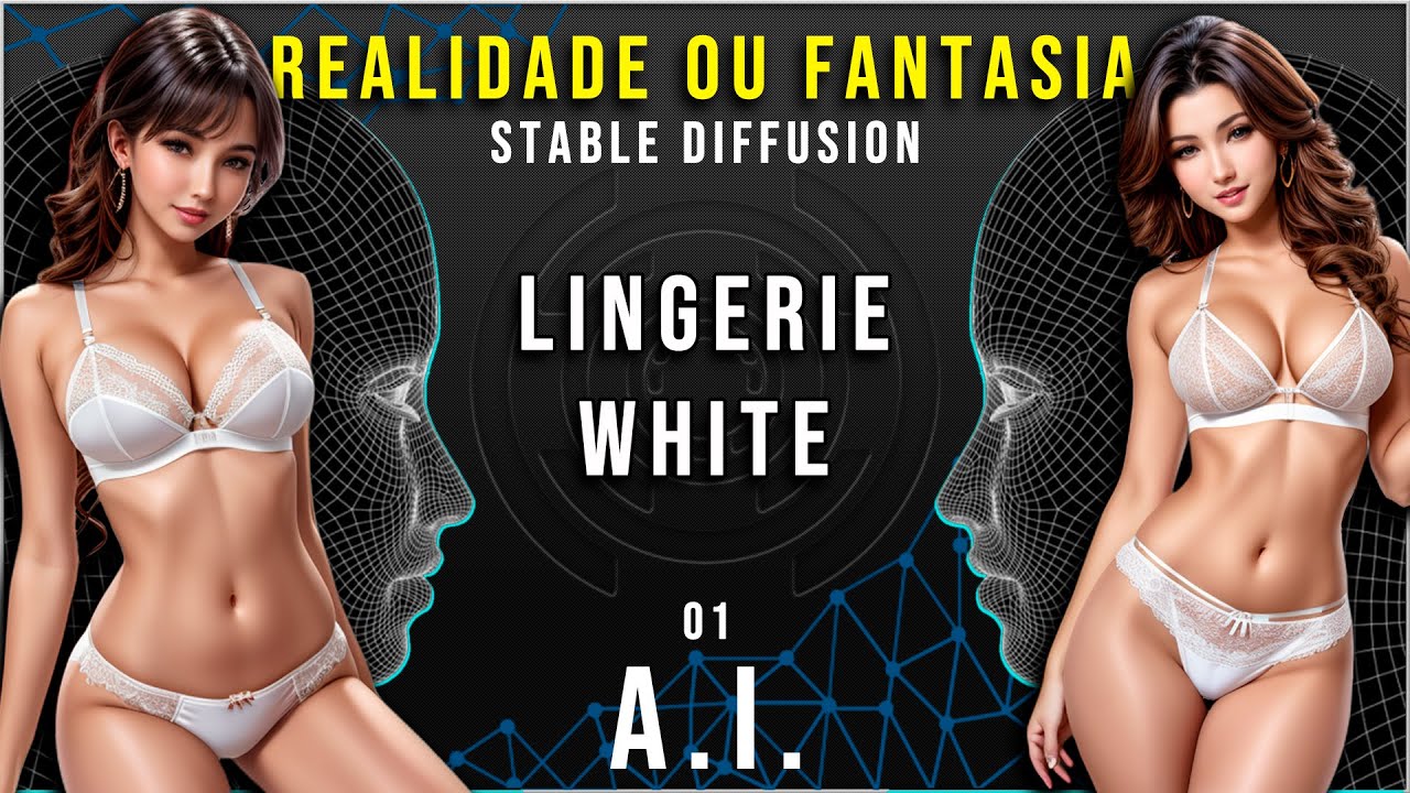 Realidade ou Fantasia - A.I. - Stable Diffusion - Lingerie White 01 ...