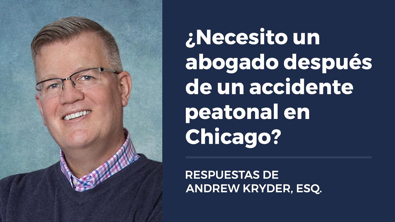 ¿Necesito un abogado después de un accidente peatonal en Chicago ...