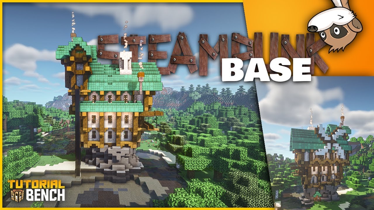 Einfache Steampunk Base in Minecraft bauen - YouTube