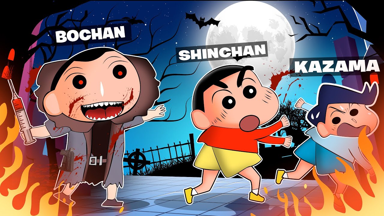 Bochan Trying To Kill Shinchan And Kazama With Injection 😂💉 | Dead By ...